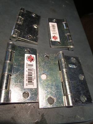 (4) 3" Zinc Removable Pin Broad Hinge | eBay