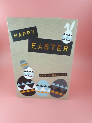 Easter Greeting Card happy easter | eBay