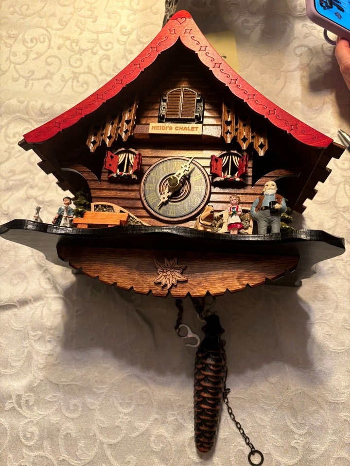 Heidi's Chalet Quartz Cuckoo Clock German | eBay