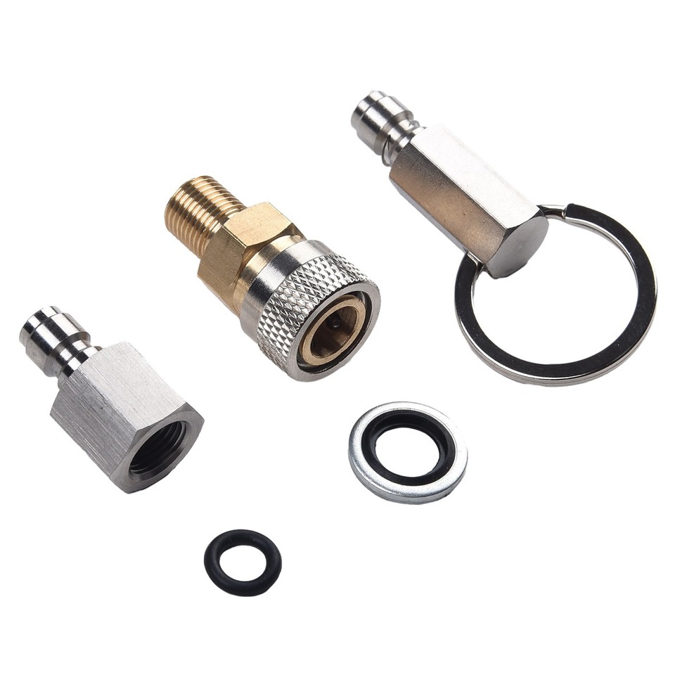 1/8 Connect Adapter PCP Air Filling Quick Connect Fitting Connectors ...