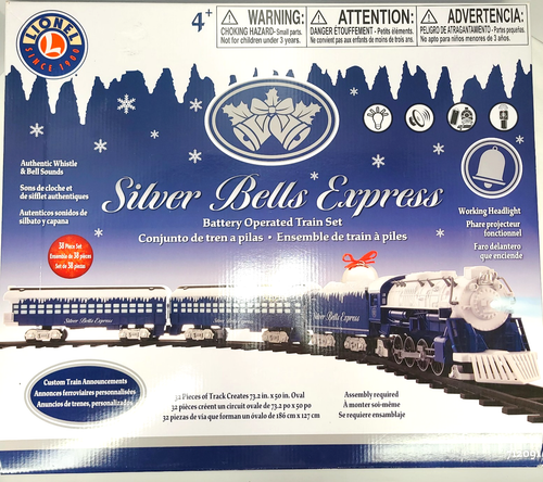 Lionel Silver Bells Express Toy Train Set with **AS IS* NO TRACKS ...