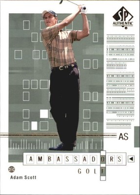 2002 SP Authentic #74 Adam Scott AG - GOLF | eBay