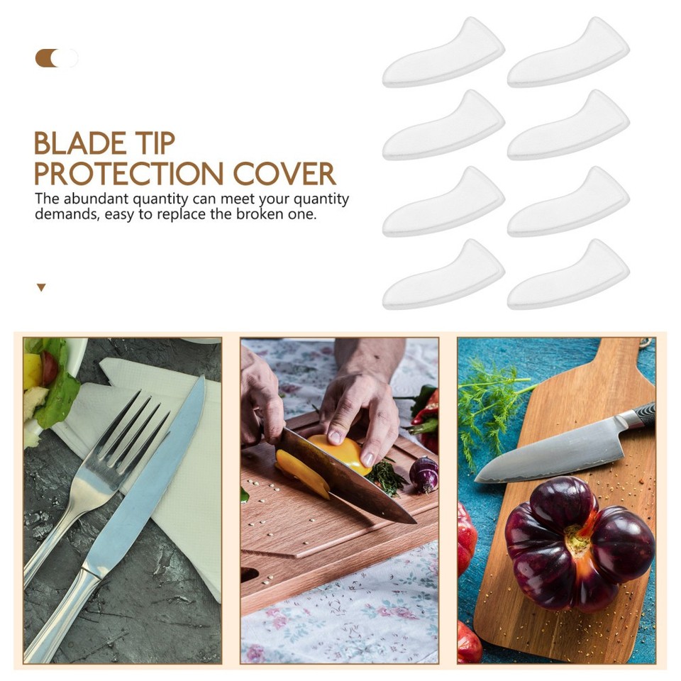 250 Pcs Blade Tip Protective Cover Finger Sleeves Protectors Shield ...