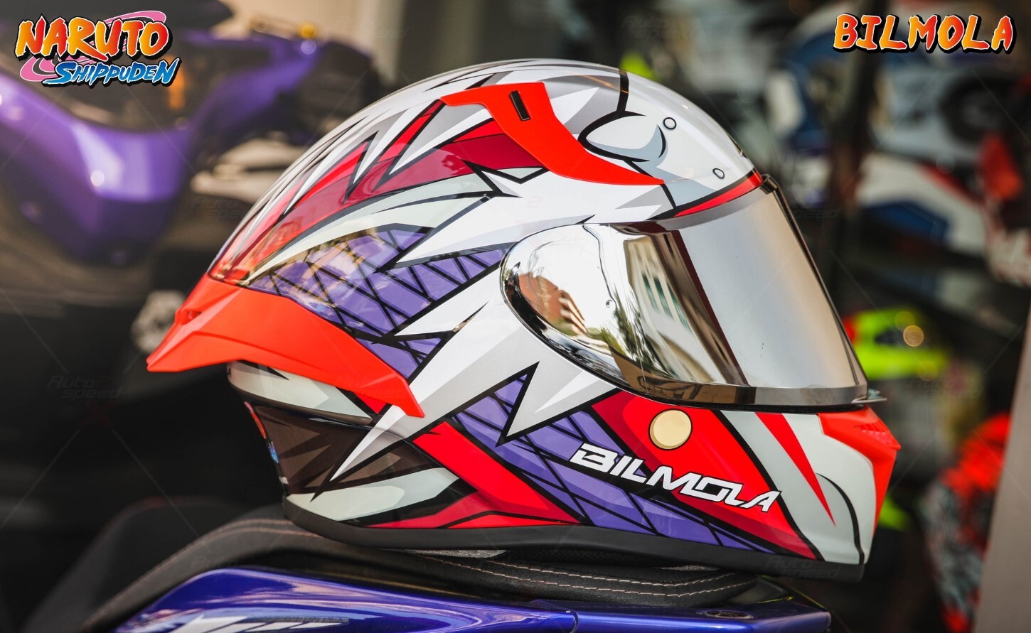 Motorcycle helmet Bilmola Limited NARUTO | Grelly USA