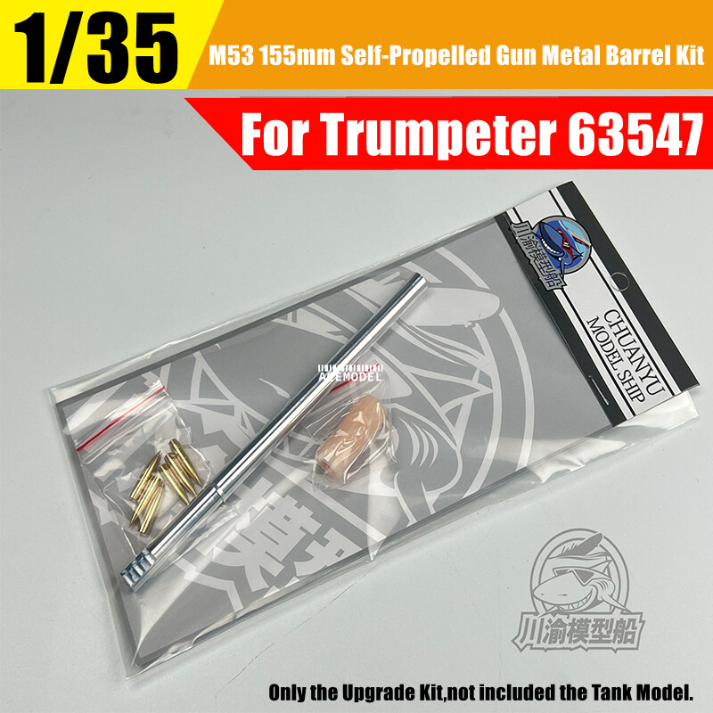 1/35 M53 155mm Self-Propelled Gun Tank Metal Barrel+Shells for ...