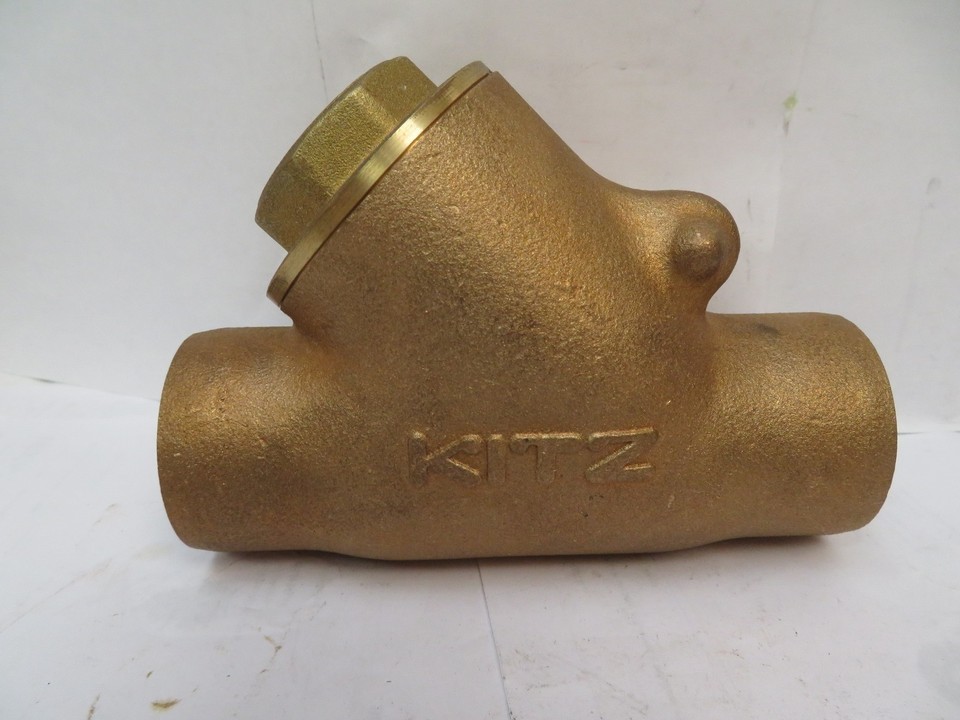 NEW KITZ 1-1/2" BRASS BRONZE Y WYE SWING GATE SWEAT CHECK VALVE 125S ...