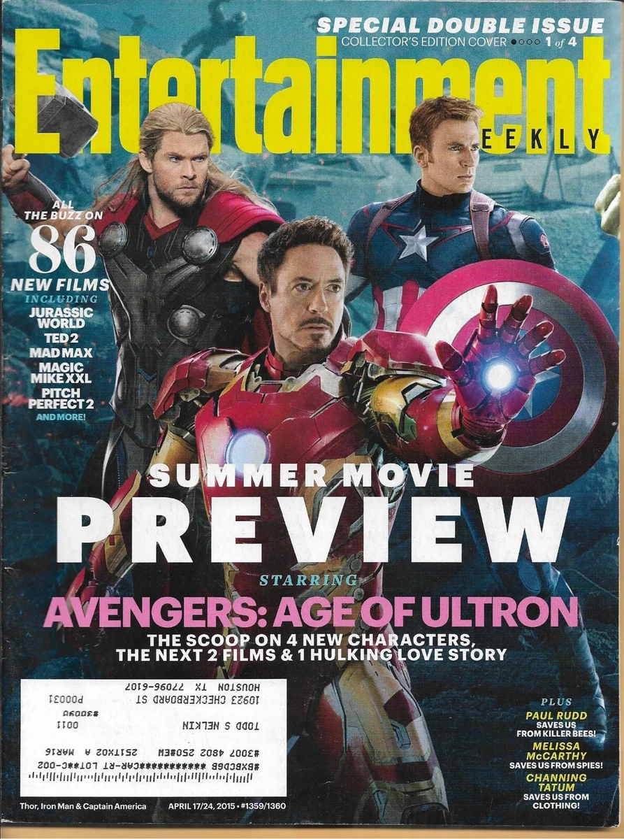 Ultron Entertainment Weekly Cover