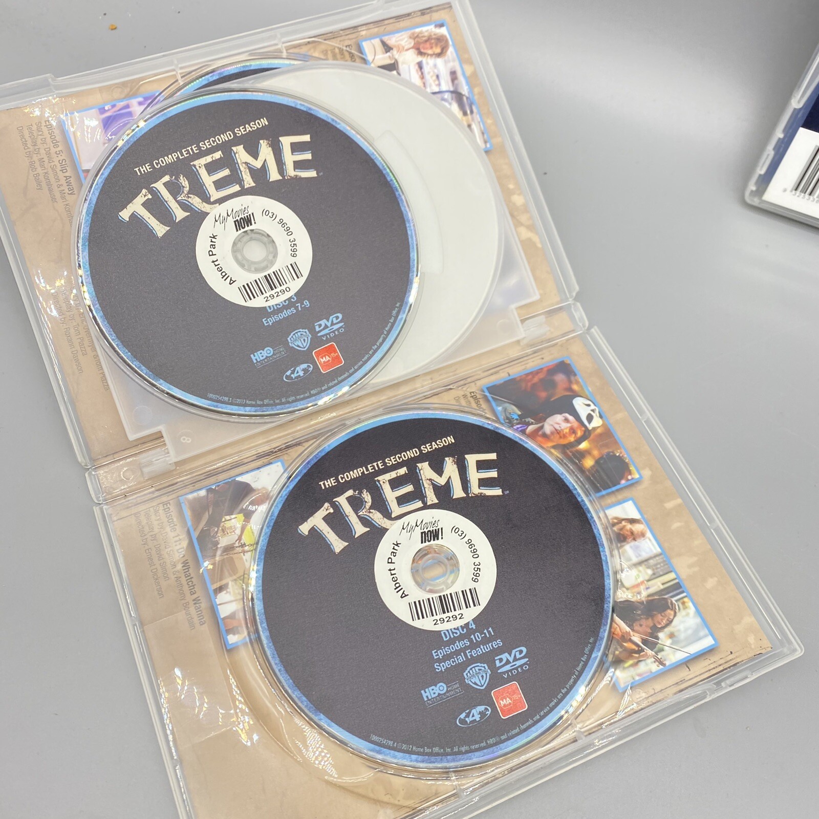 Treme Season 1 & 2 DVD Region 4 TV Series 8 Disc Set 2012 pre-owned ...