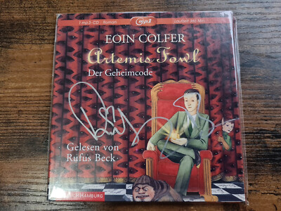 RUFUS BECK - ARTEMIS FOWL - DER GEHEIMCODE (Eoin Colfer, Signiert ...