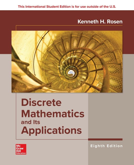 Discrete Mathematics and Its Applications 8th Edition by Rosen for sale ...