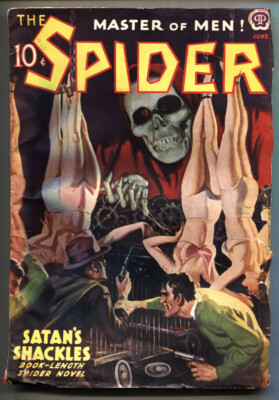 PULP: The Spider Pulp June 1938- Satan's Shackles- Key issue VG- | eBay
