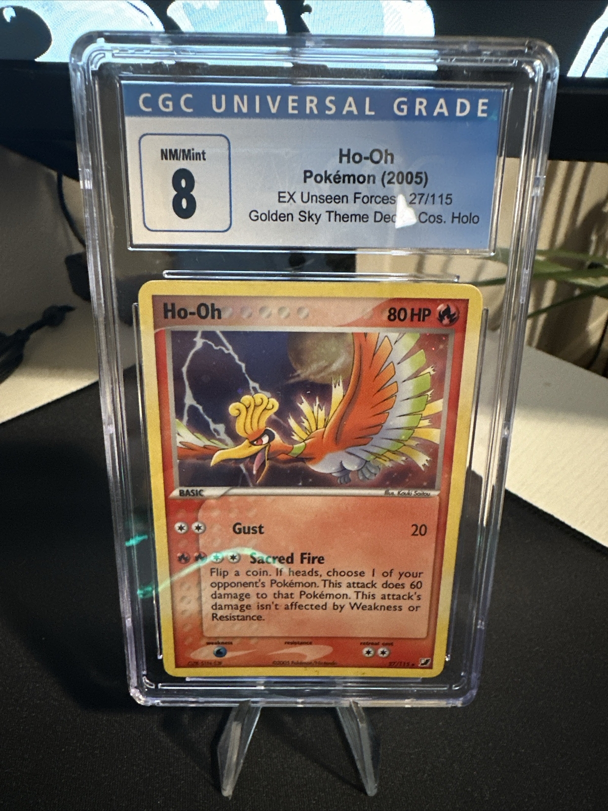 Pokémon TCG Ho-oh Theme 27 Holo Rare Cosmos Holo Rare for sale online ...