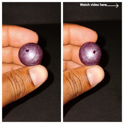 STAR RUBY RED NATURAL 47.05 Ct OVAL CABOCHON LOOSE GEMSTONE | eBay