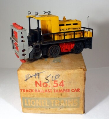 Lionel O Scale 54 Track Ballast Tamper Car Yellow | eBay