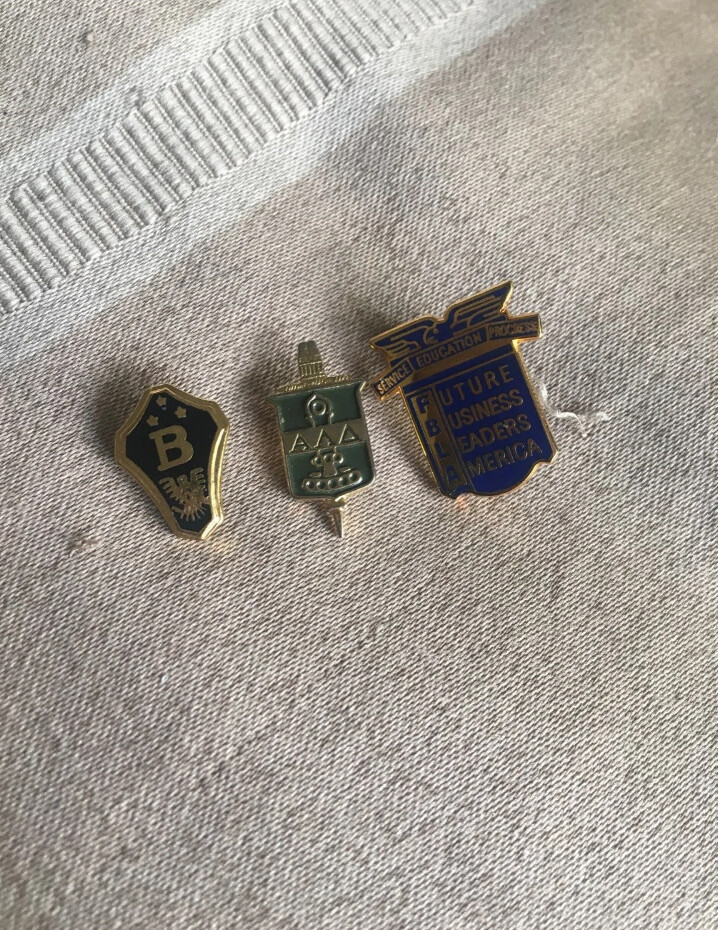 VINTAGE Honors Society Lapel Pin Collection Alpha Lambda Delta Beta Psi ...