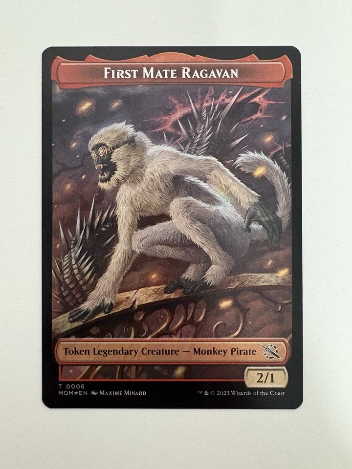 Teferi’s Talent / First Mate Ragavan Foil Token MTG Magic Card NM Near ...