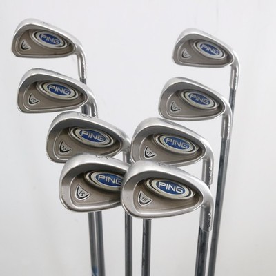 Ping i5 Iron Set 4,5,7-W,S,L White Dot Graphite Regular Flex RH +1 Inch ...