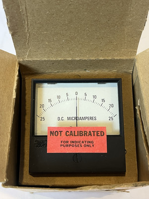 Simpson Model 2123 25-0-25 DC Microamps | eBay