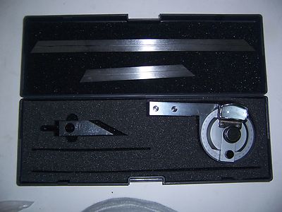 UNIVERSAL BEVEL PROTRACTOR with MAGNIFIER 0 to 360 deg "NEW" | eBay