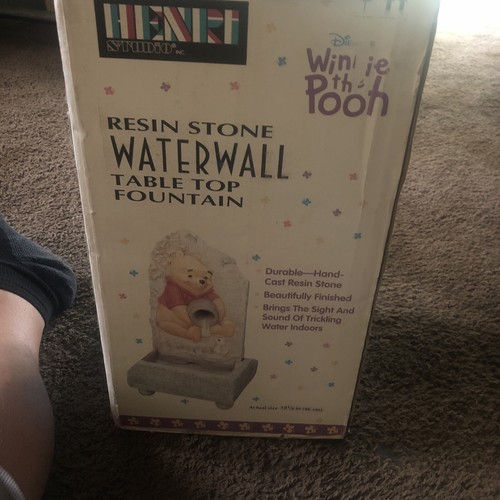 Henri Studio Disney Winnie the Pooh Resin Stone Waterfall Tabletop ...