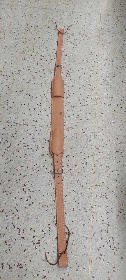 New horse tack 3" roping saddle back cinch flank natural color leather ...