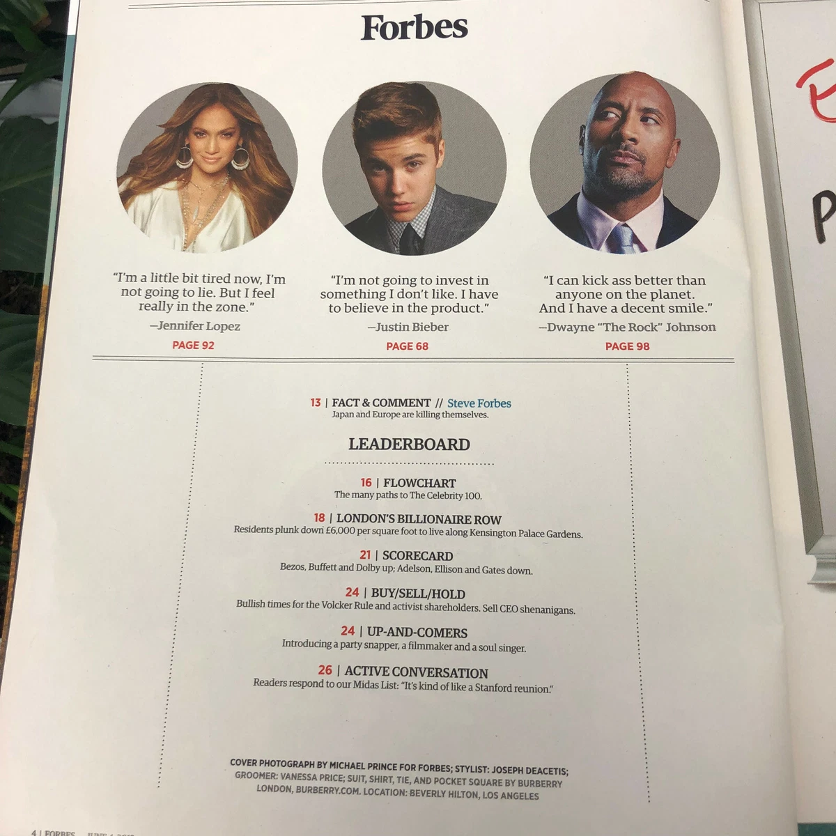 Justin Bieber Photoshoot Forbes