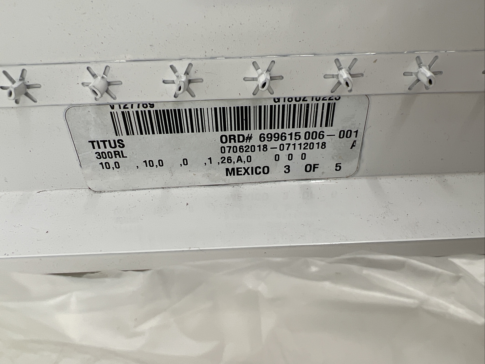 Titus 300RL Steel Double Deflection Supply Grille 10 X 10~ White | eBay