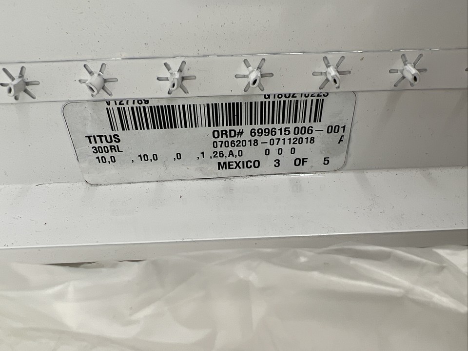 Titus 300RL Steel Double Deflection Supply Grille 10 X 10~ White | eBay