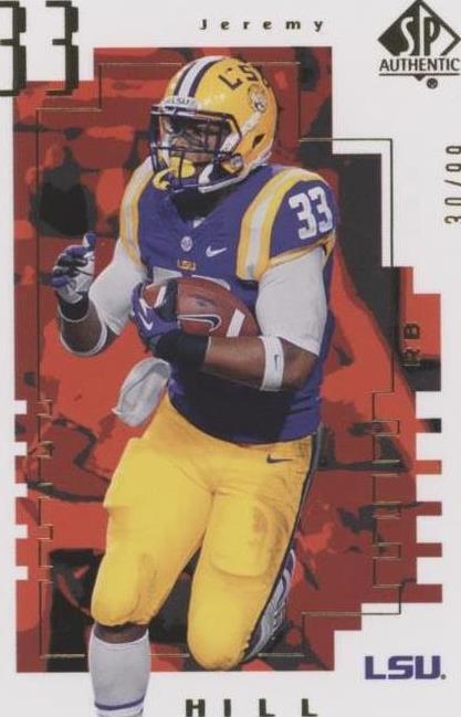 2014 SP Authentic - 2000 Future Watch Jeremy Hill #FW-41 Red /99 (RC ...