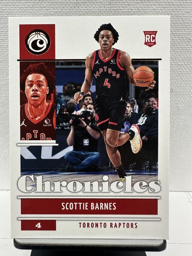 Scottie Barnes 2021-22 Panini Chronicles Bronze Parallel #47 Rookie RC ...