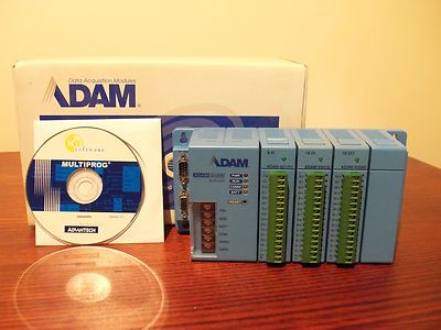 Advantech ADAM-5510KW PLC with analog and digital I/O modules | eBay