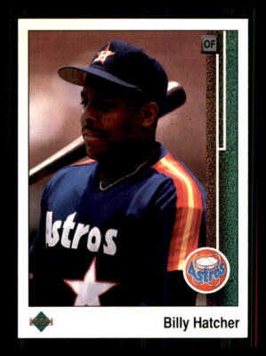 1989 Baseball 1989 Upper Deck Billy Hatcher Houston Astros #344 1 | eBay