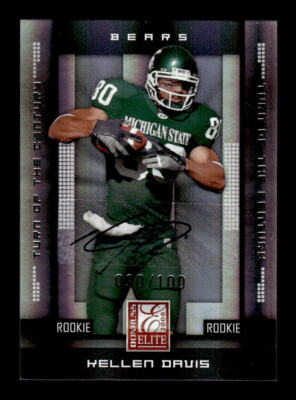 2008 Donruss Elite #146 Kellen Davis Turn of the Century Autographs ...