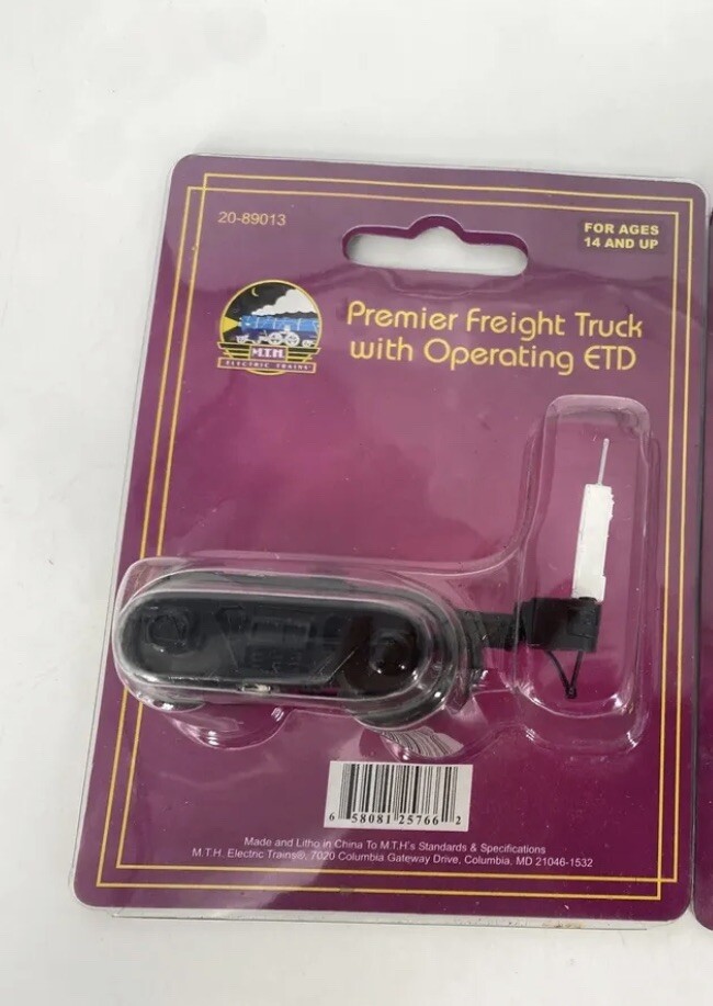 MTH PREMIER FREIGHT METAL TRUCK W OPERATING ETD O GAUGE EOT END OF ...