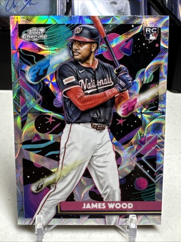 2025 Topps Cosmic Chrome - James Wood #1 Nucleus Refractor (RC) | eBay