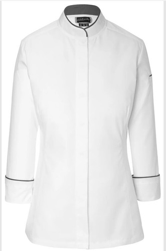 JOBELINE Damen Kochjacke Professional Langarm weiß/grau Größe 34 | eBay