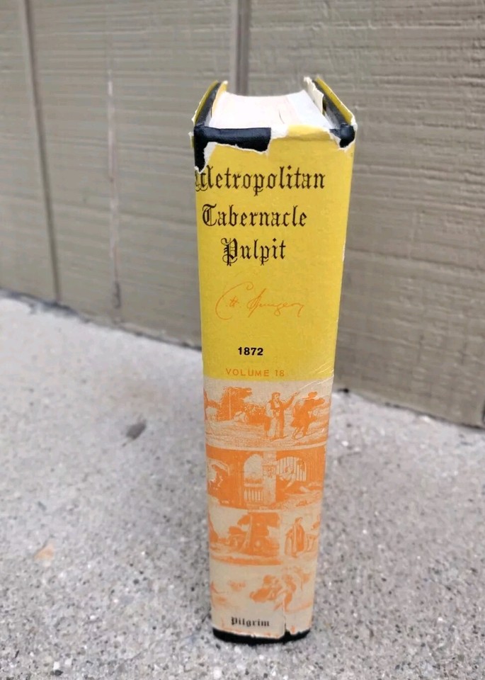 Metropolitan Tabernacle Pulpit Volume 18 1872 HC/DJ Charles Spurgeon ...