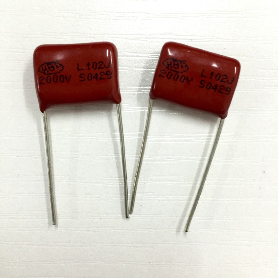 200PCS CBB81 102J 2000V 0.001UF 1NF P15 Metallized Film Capacitor | eBay.de