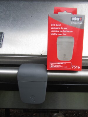 Weber Grill Light 7516 BBQ Heat Resistant Round Handle Light | eBay