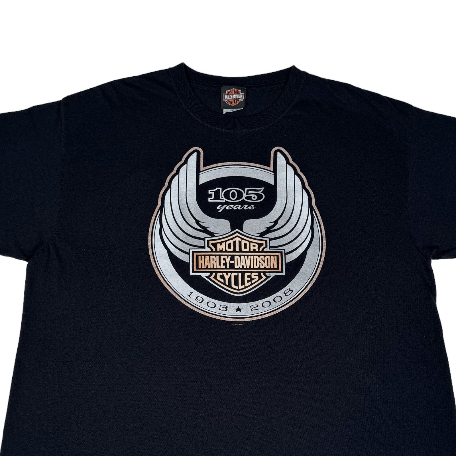 Vintage Harley Davidson 105 Years 1903-2008 Men’s XL Shirt | eBay