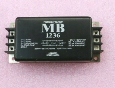 Nemic Lambda MB1236 TDK Lambda noise filter | eBay