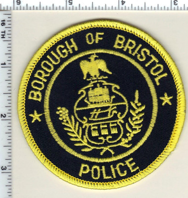 Borough of Bristol Police (Pennsylvania) Shoulder Patch from 1991 | eBay