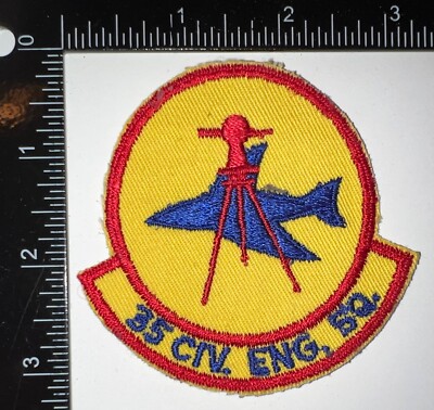 Cold War USAF US Air Force 35th Civil Engineering Squadron Patch | eBay