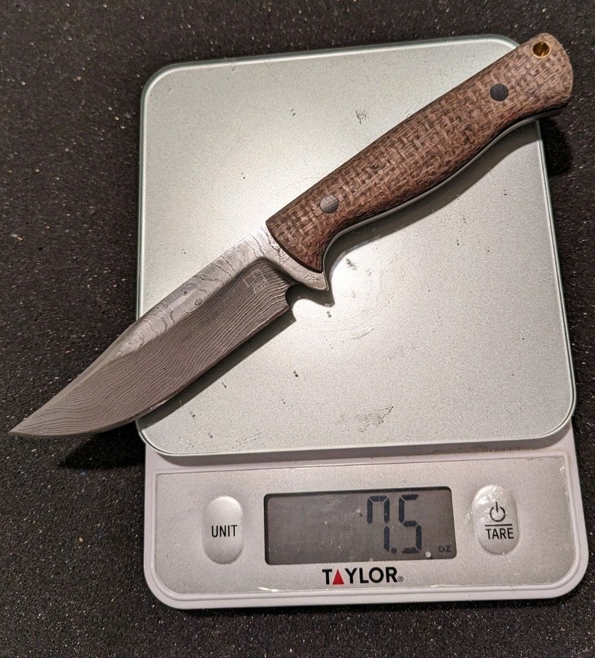 Dan Tope Knife Custom Hacksaw Jim All Around Utility Bushcrat Fighting ...