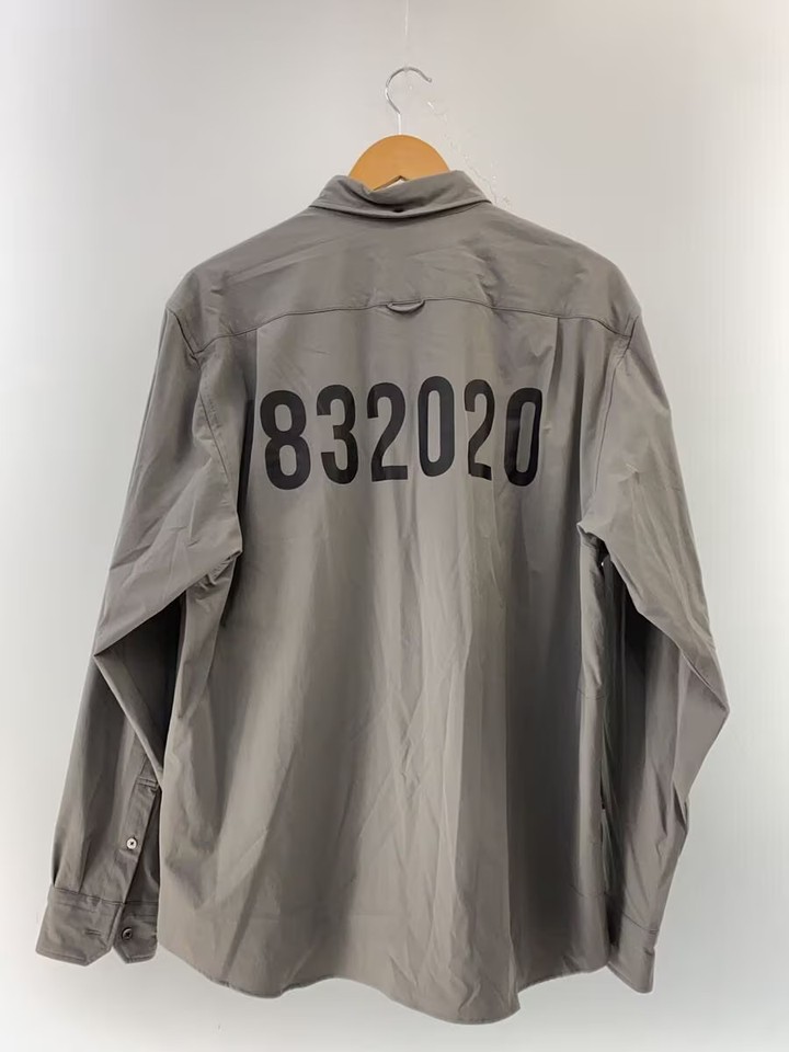 Uniform Experiment Long Sleeve Shirt, Size 3, Nylon Gray, Solid Color ...