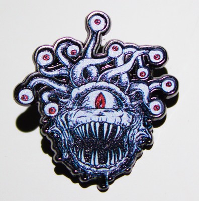 Dungeons & Dragons Gaming Beholder Sphere of Eyes Monster Metal Enamel ...