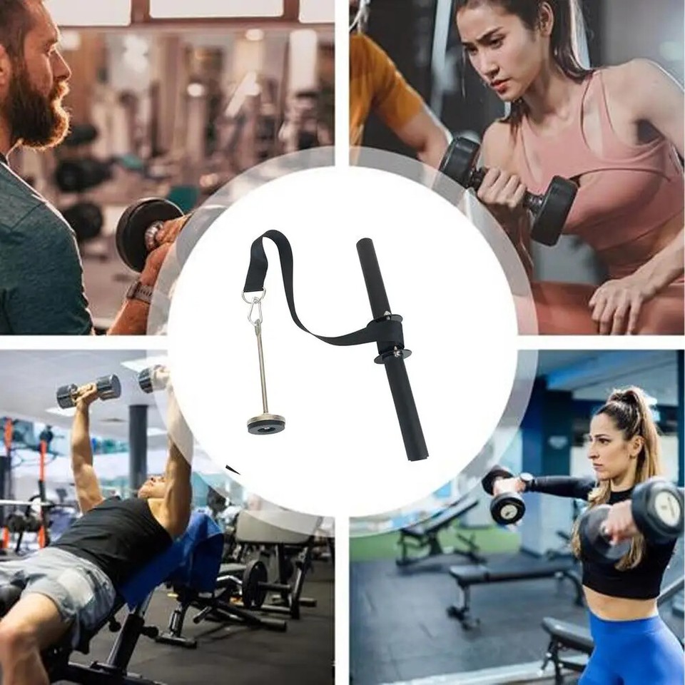 Wrist Roller Forearm Curler Hand Arm Curl Weight Grip Strength ...
