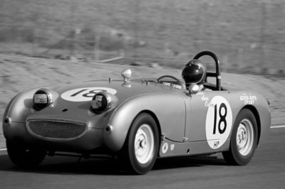 Jean Calvin Drives Her Austin Healey Sprite 1965 Motor Racing 4x6 Photo ...