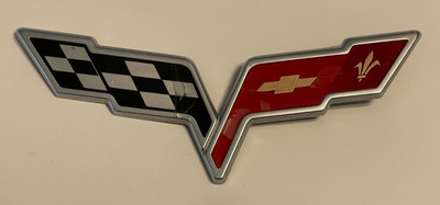 05 06 07 08 09 10 11 12 13 CHEVROLET CORVETTE REAR EMBLEM LOGO BADGE ...