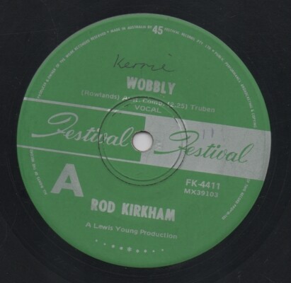 THE BEE GEES ROD KIRKHAM Rare 1971 Aust Only 7" OOP Festival Single ...